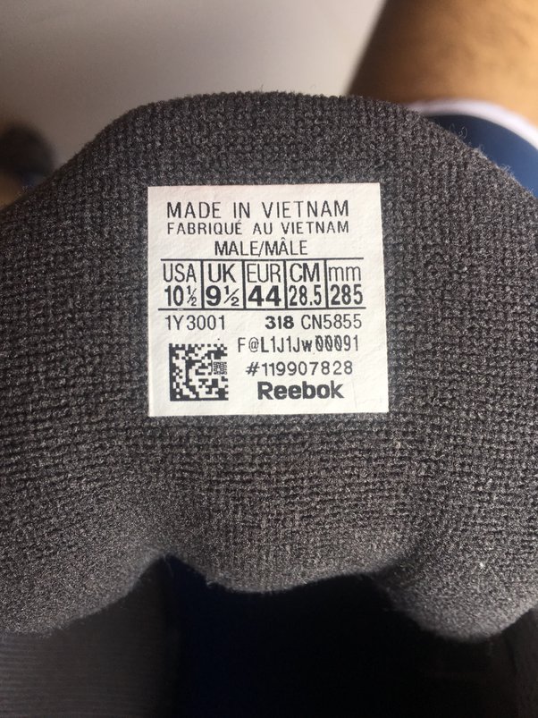Where Are Reebok Style Numbers Located?