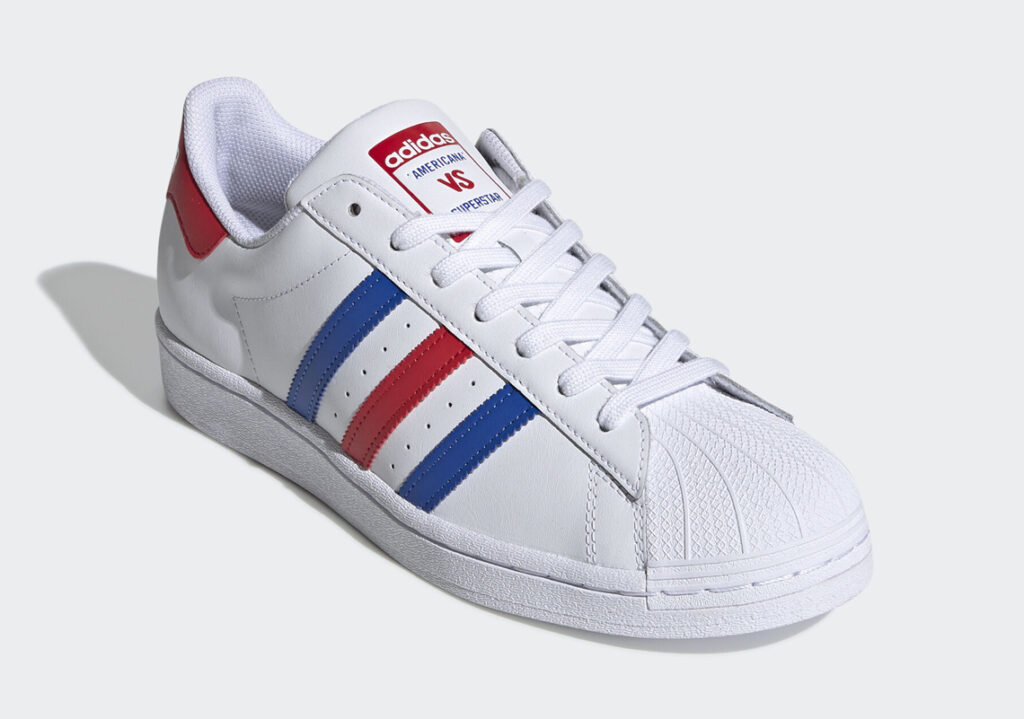 Red White And Blue Adidas