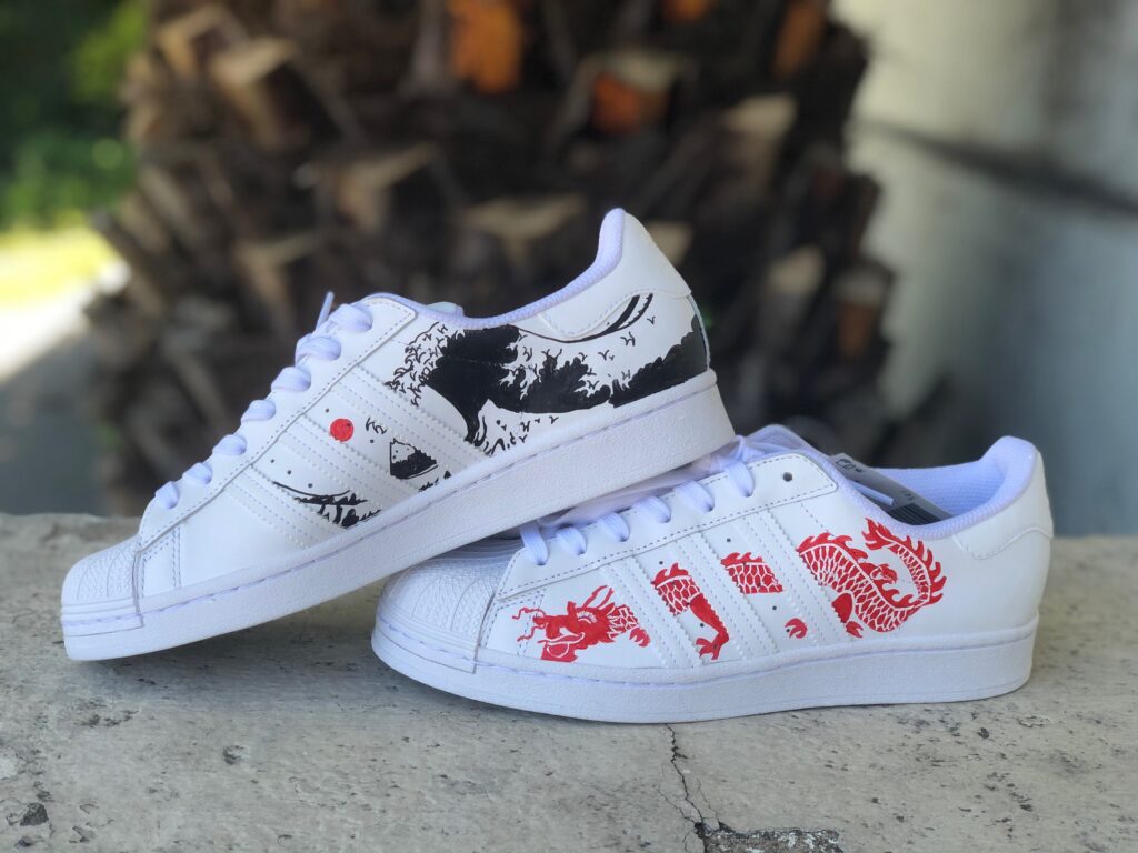 Artistic Flair: Custom Painted Adidas Shoes For Women