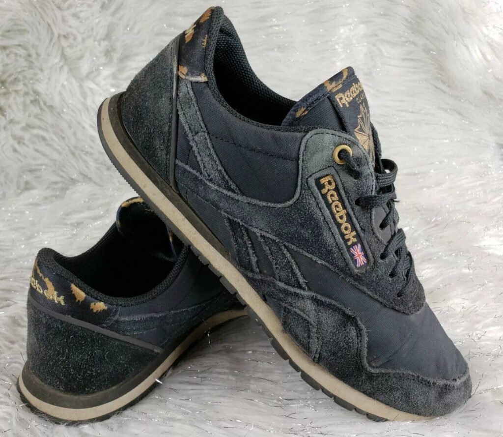 Classy And Bold: Black And Gold Reebok Classics