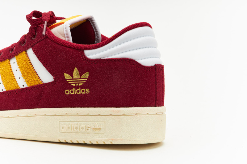 Collegiate Cool: Maroon And Gold Adidas Shoes For Men