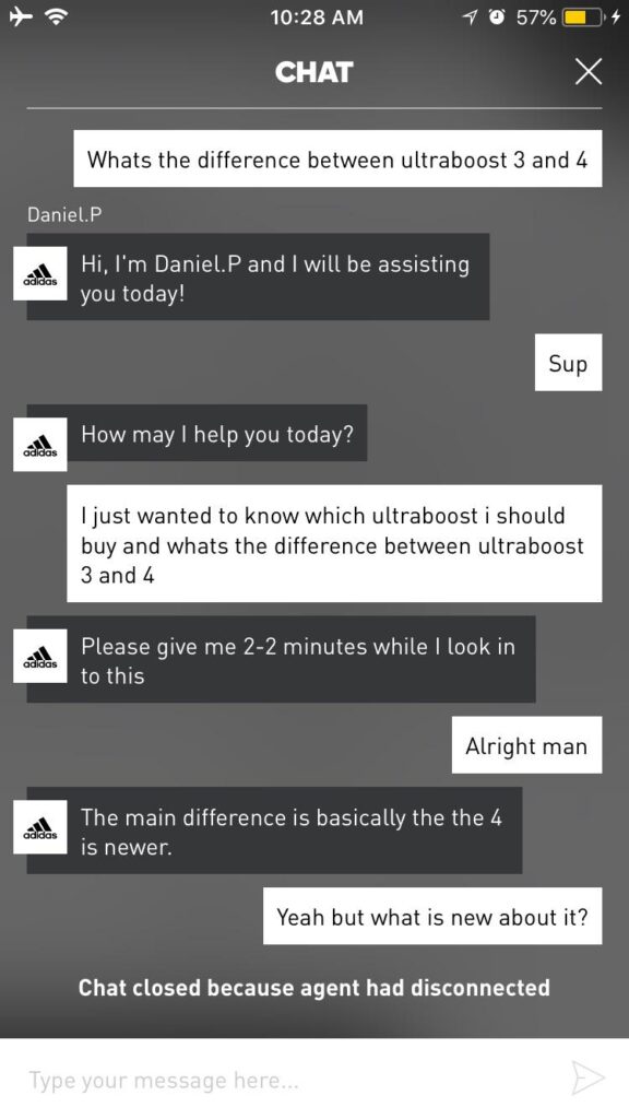 Does Adidas Have Live Chat?