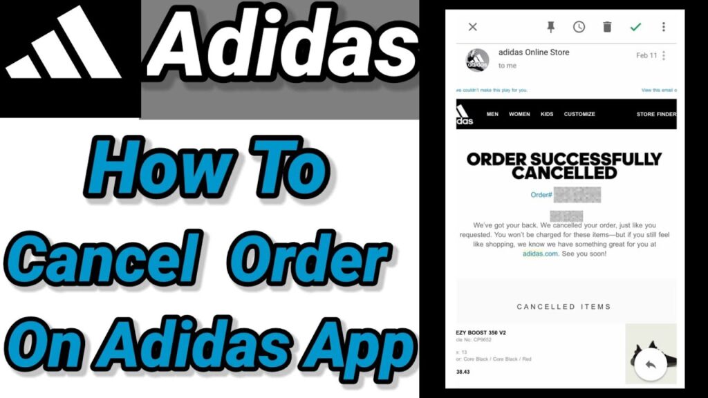 How To Cancel An Order On Adidas?