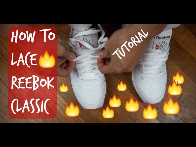 How To Lace Reebok Classic Nylon?