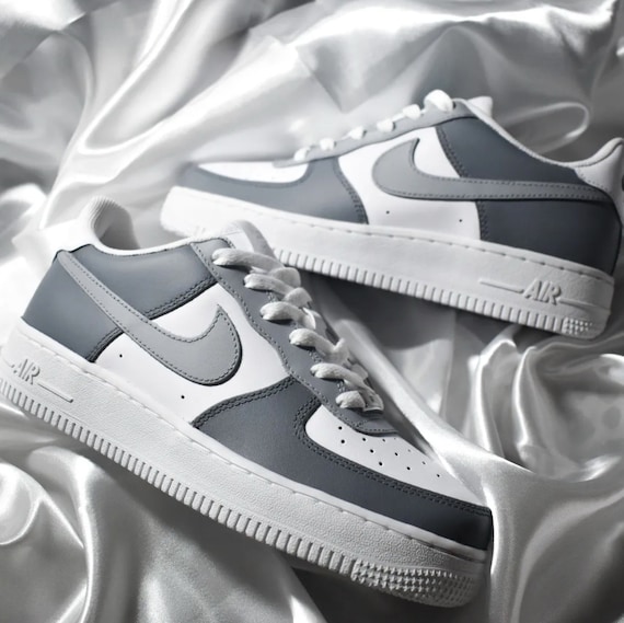 Nike Air Force 1 Grey And Black: Combining Neutral Colors For A Classic ...