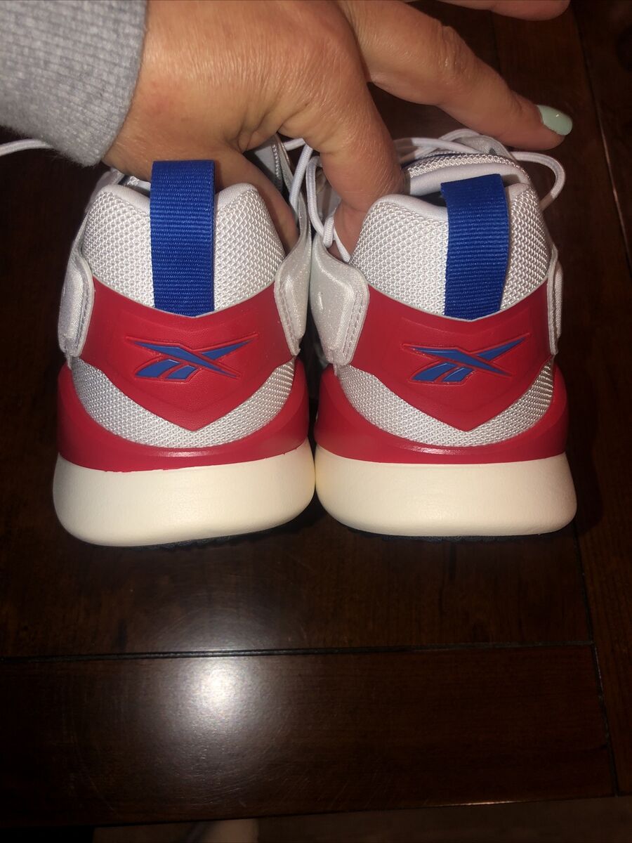 Patriotic Style: Reebok Red White And Blue Sneakers