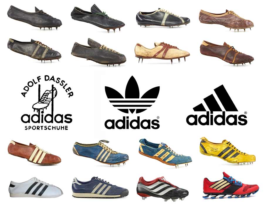 The Evolution Of The Adidas Logo On Shoes