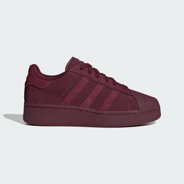 The Perfect Pop Of Color: Adidas Burgundy Sneakers