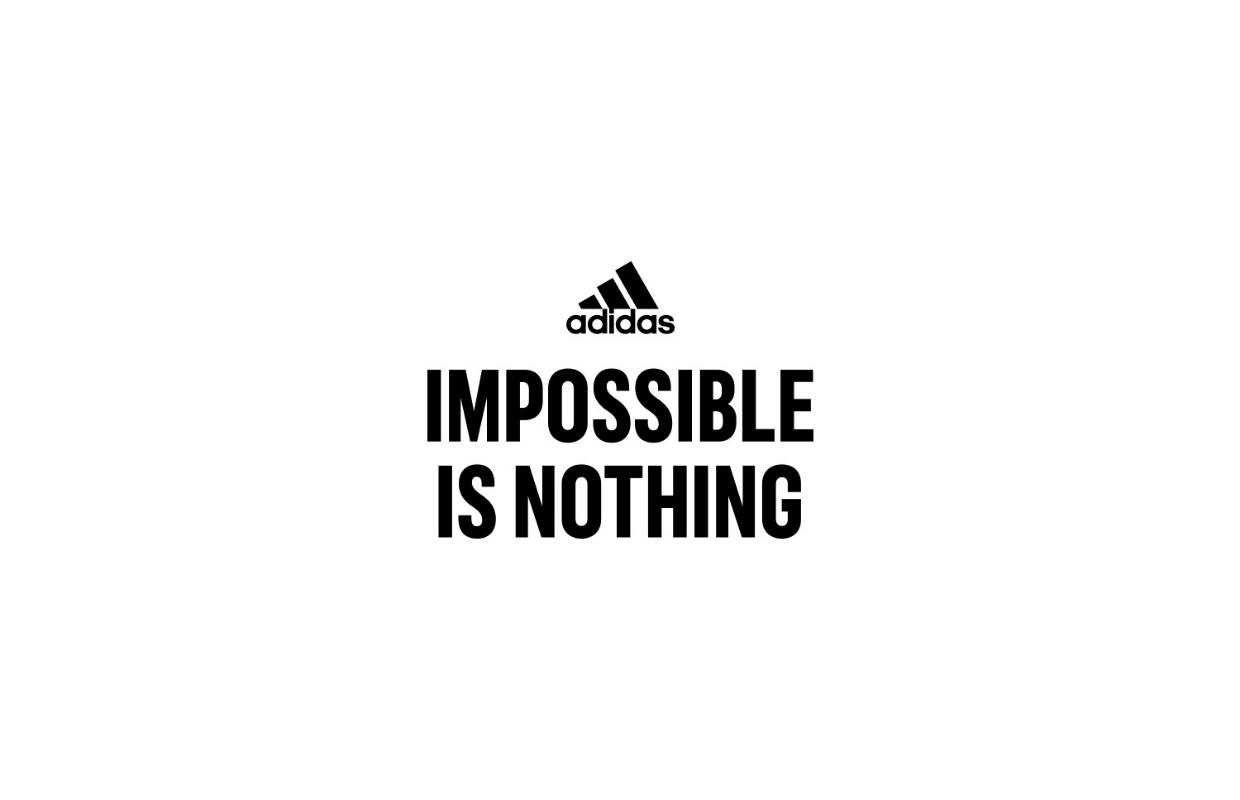 What Is The Adidas Slogan?