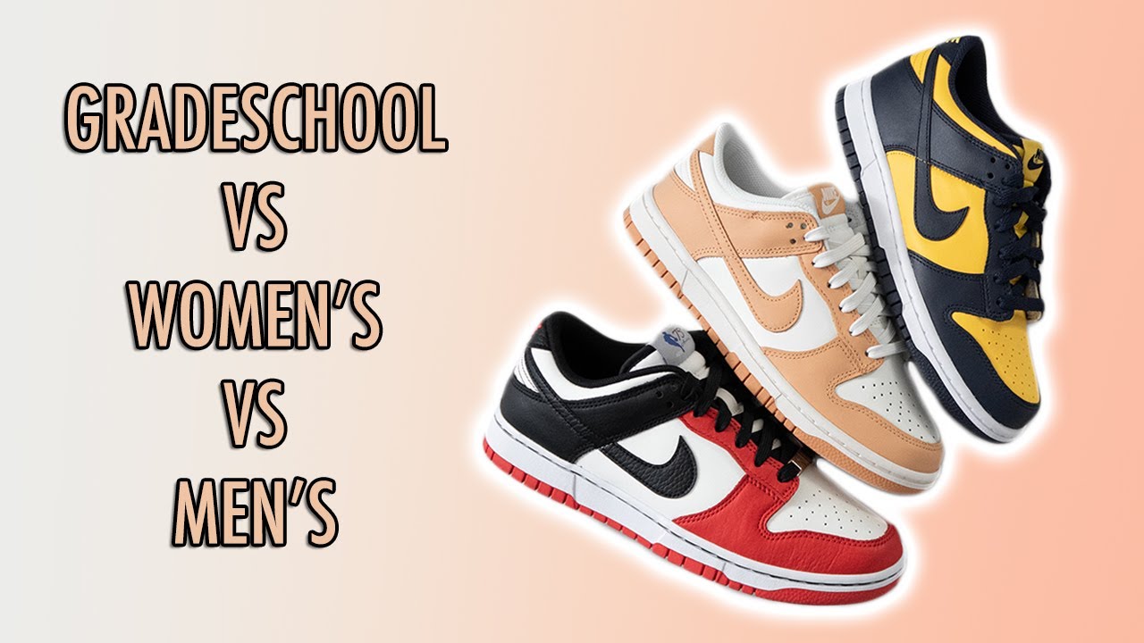 What'S The Difference Between Nike Dunk Gs And Ps?