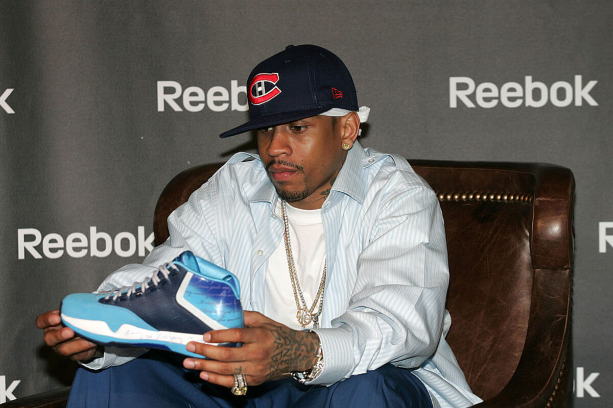 When Did Allen Iverson Sign With Reebok?